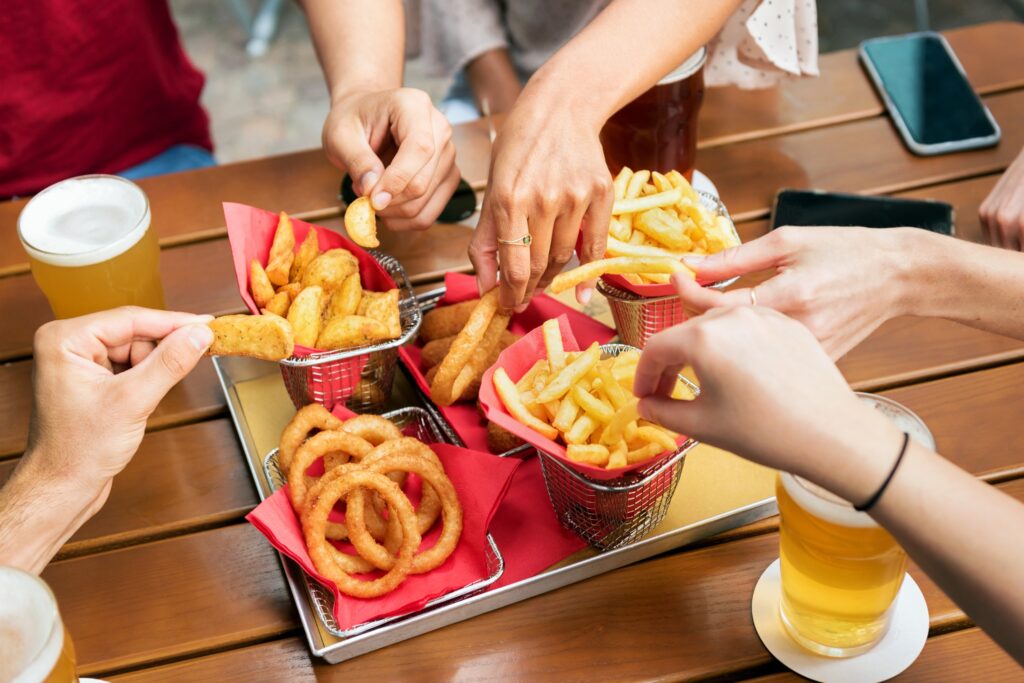 Quelle quantité de frites par personne